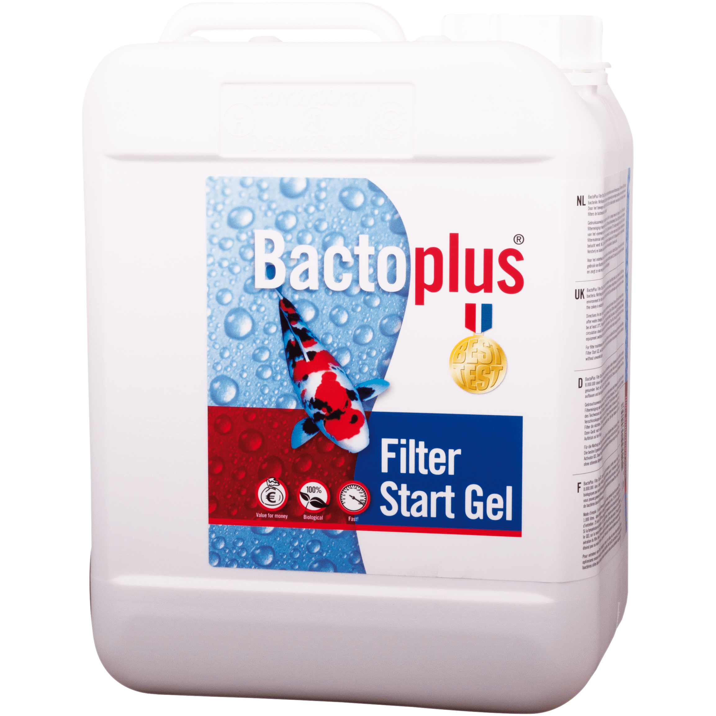 Bactoplus en Gel - Filter Start 5000ml pour 50.000litres - Bactéries e